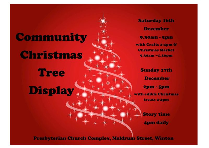 Community Christmas Tree Display | Winton NZ